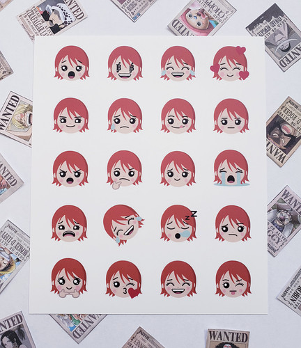 Nami Emoji Sticker Set | Greedy King
