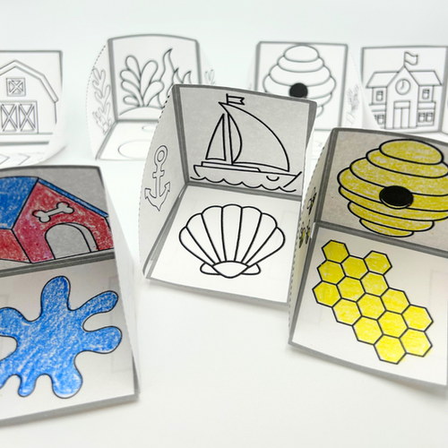 Color-Your-Own Desk Pet Homes – 32 Printable Themed Habitats ...