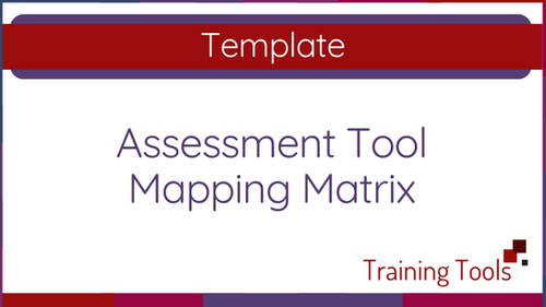 Template: Assessment Tool Mapping Matrix | RTO & VET Services