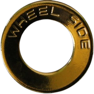 GOLD ROUND WHEEL WASHERS | 83s®/84s® Wire Wheel – Texan Wire Wheels