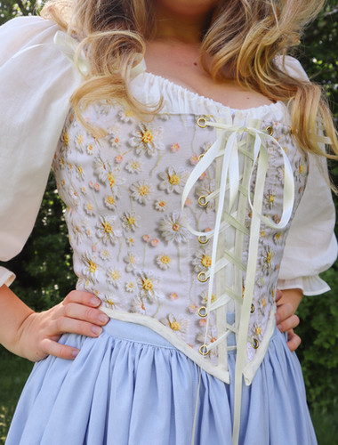 Reversible Front Lacing Stays | Cottagecore Clothing | Vetch & Clover