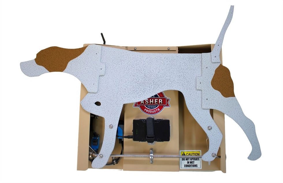 Remote Backing Dog with English Pointer Silhouette | Part #BD-011 ...