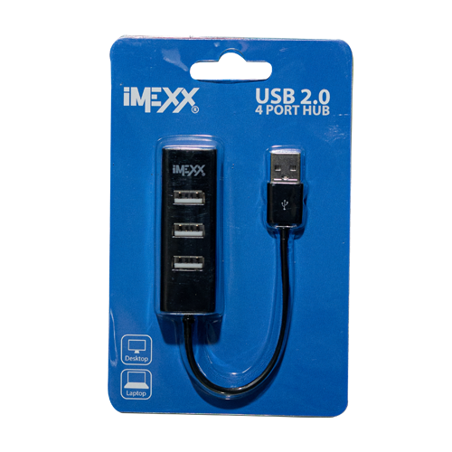 Hub USB IMEXX De 4 Puertos 2.0 IME-35153 | Derchie