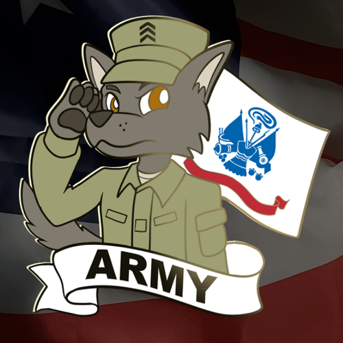 Furry Military Army Pin | Convention History