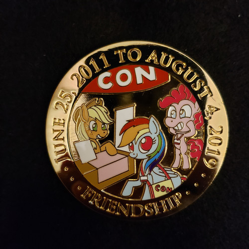 Final BronyCon 2019 Commemorative Coin | Convention History