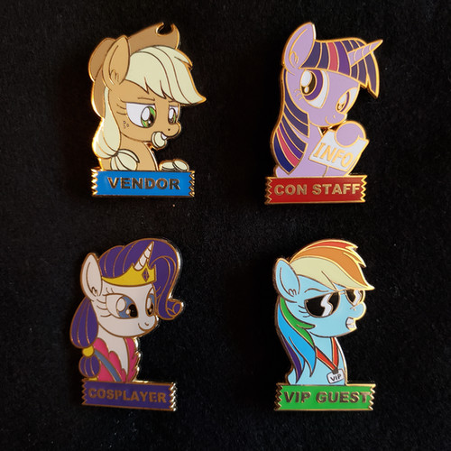 Pony Con Badge Pins | Convention History