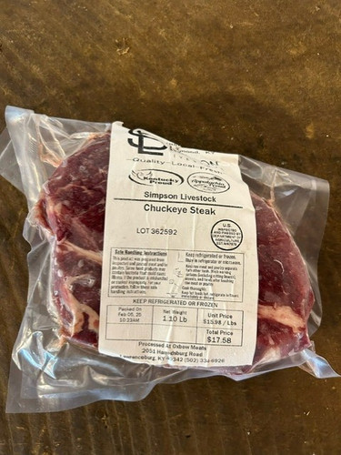 Chuckeye Steak | Simpson Livestock