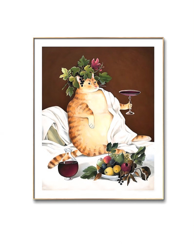 Caravaggio cat | Dynasty Art Frame