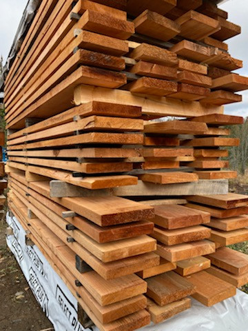 2" Rough Sawn Clear | Quality Cedar Products
