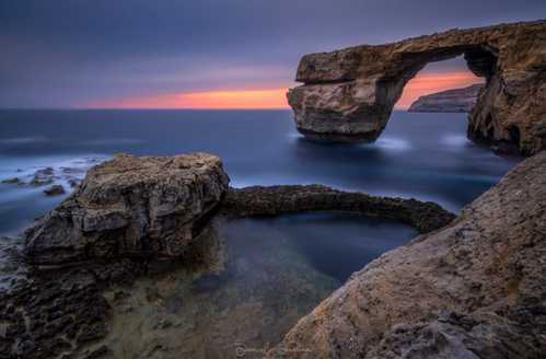Azure Window Sunset (ii) | Gwarnic Malta