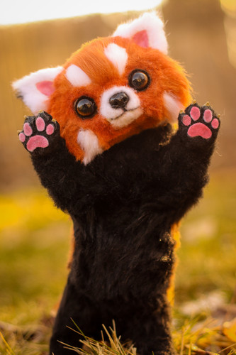 Handmade Poseable Red Panda Art Doll | Mysite