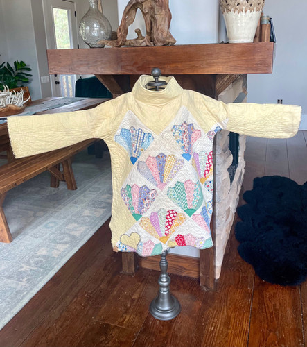 Apollonia | Unique Vintage Handmade Quilt Tunic | Jeffsjen Designs