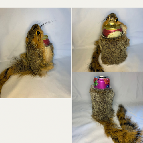 Squoozie Squirrel Koozie Scraggly Bush Squoozie Squirrel Koozie Scraggly Bush