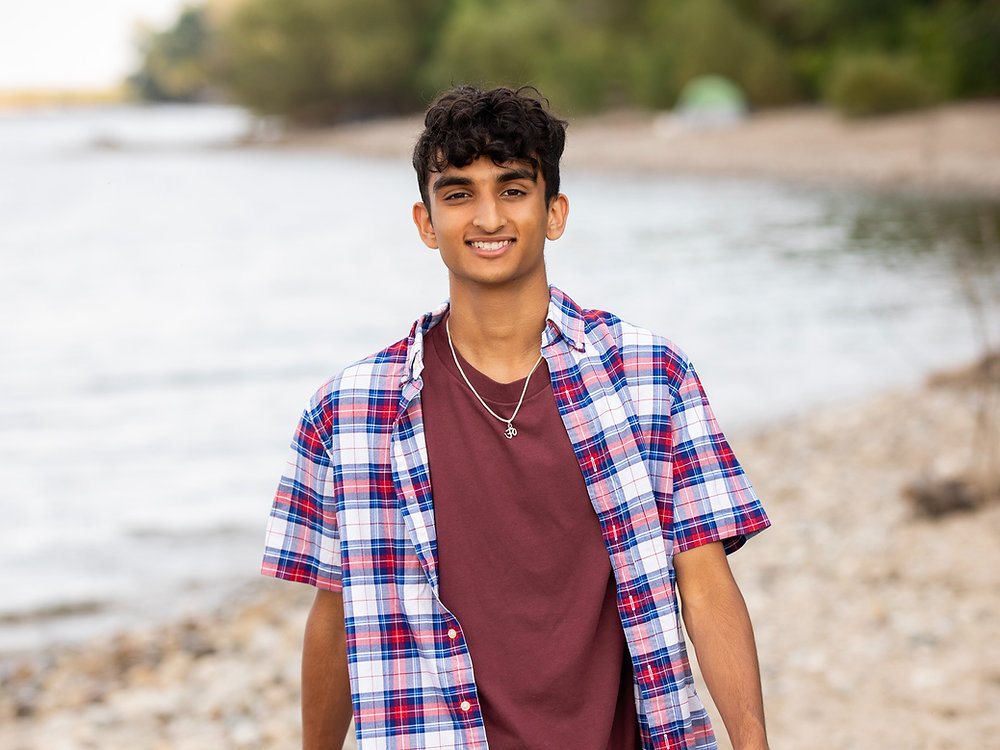 Arnav's Senior Photos at Bayview Beach