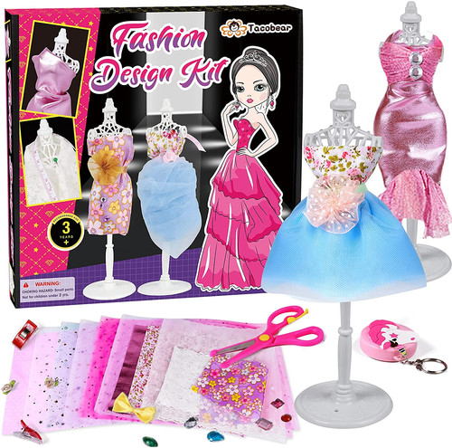 100+ Piece Fashion Designer Kits for Girls | TACOBEAR