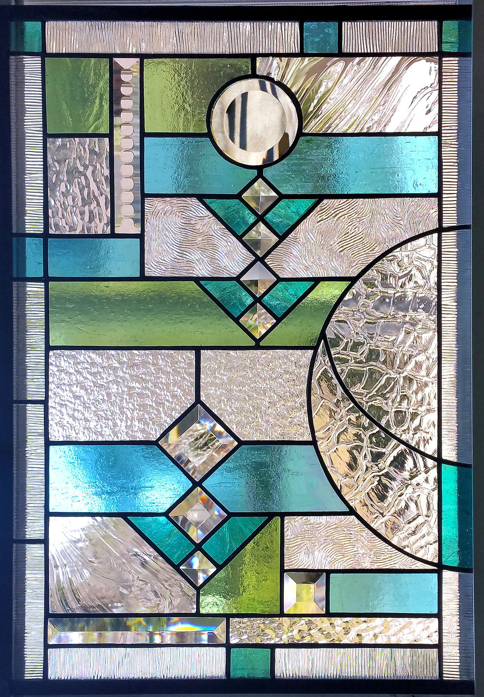 Geometric | Stained Glass Panels | A Glass Menagerie