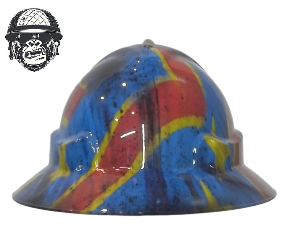 DRC Congo Flag Pro Choice Wide | Cool Hard Hats
