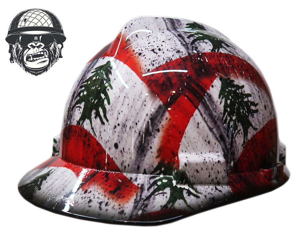 Custom Hydrographic MSA Cap Style Hard Hats 3/10