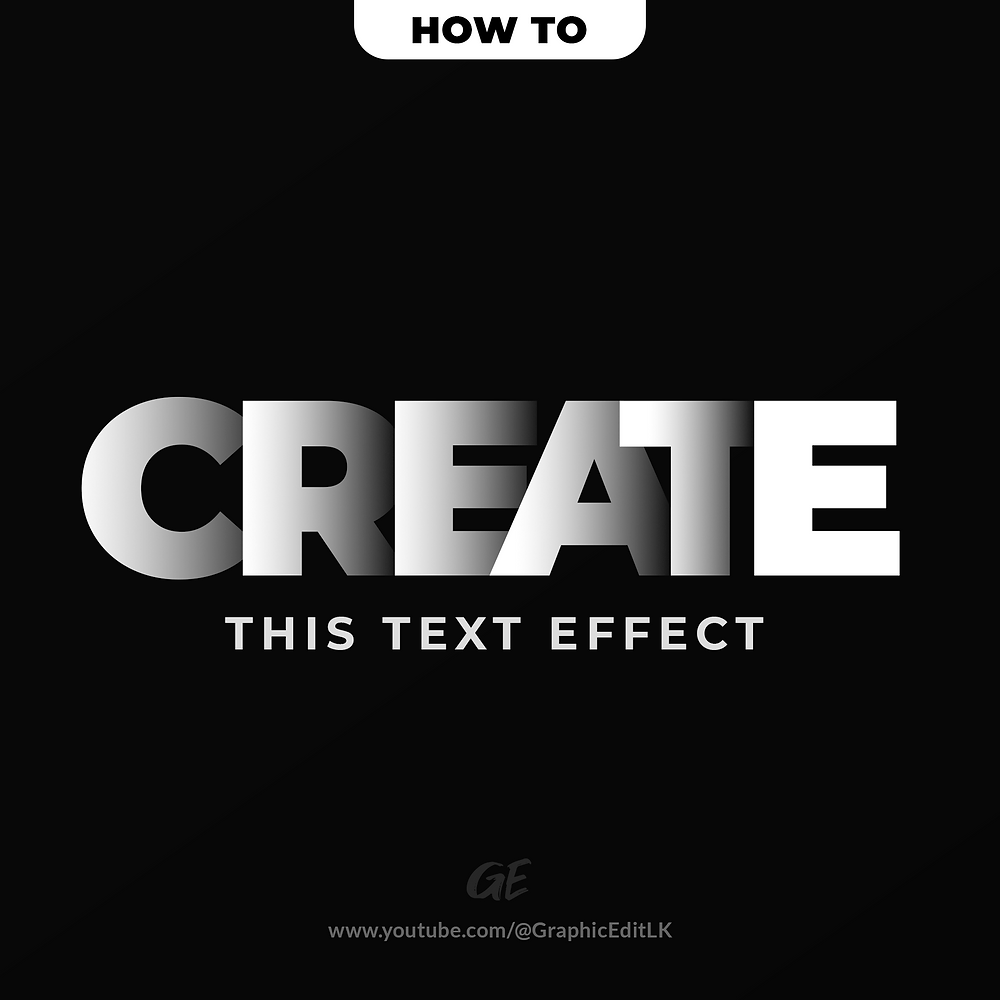 How to Create Text Overlap Effect Using Photoshop. How to Create Text Overlap Effect Using Photoshop.