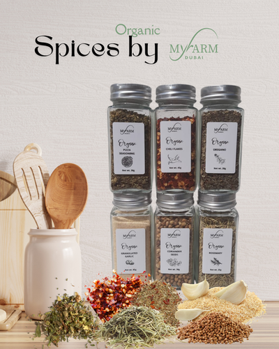 Gourmet Organic Spice Collection - Italian & Spicy Flavors ( 6jars ...