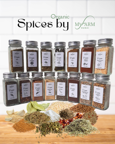 Gourmet Organic Spice Master Collection -15 jars | Myfarmdubai