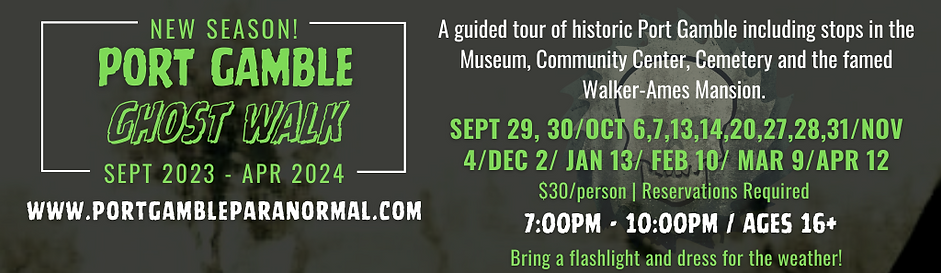 Port Gamble Paranormal, Haunted Places in the Northwest, Port Gamble