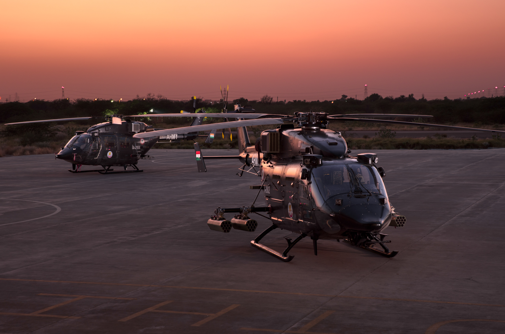 Indian Army Aviation Rudra(ALH WSI) Attack Helicopters [2000 X 1324 ...
