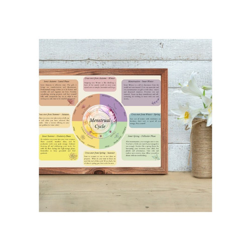 Menstrual Cycle Awareness Poster (Digital) | Ova the Moon