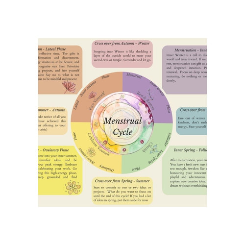 Menstrual Cycle Awareness Poster | Ova the Moon