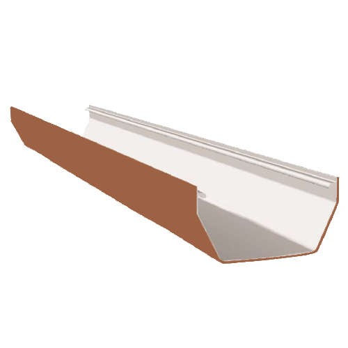 4m Gutter - Caramel Square | Roofing Yard Ltd