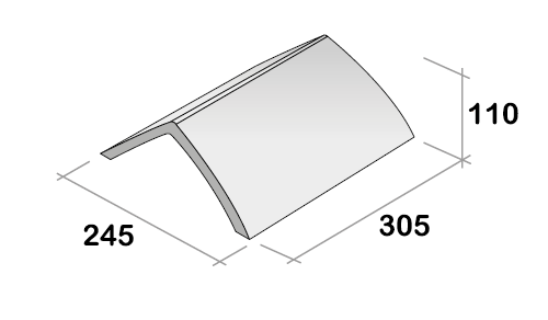 Hogs back ridge | Roofing Yard Ltd