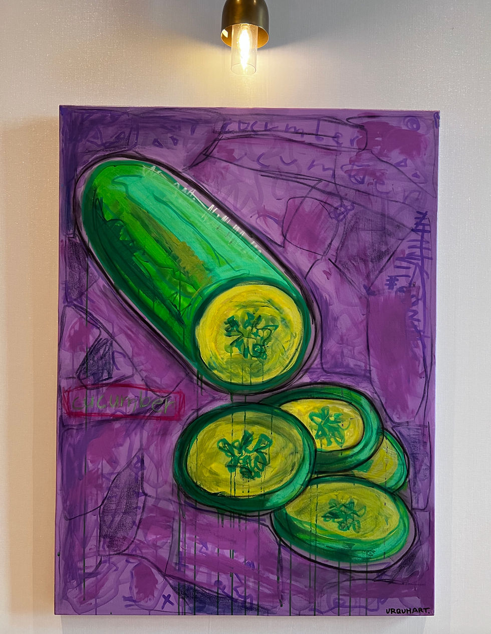 Cucumber Painting TIFF URQUHART cucumber-painting-tiff-urquhart
