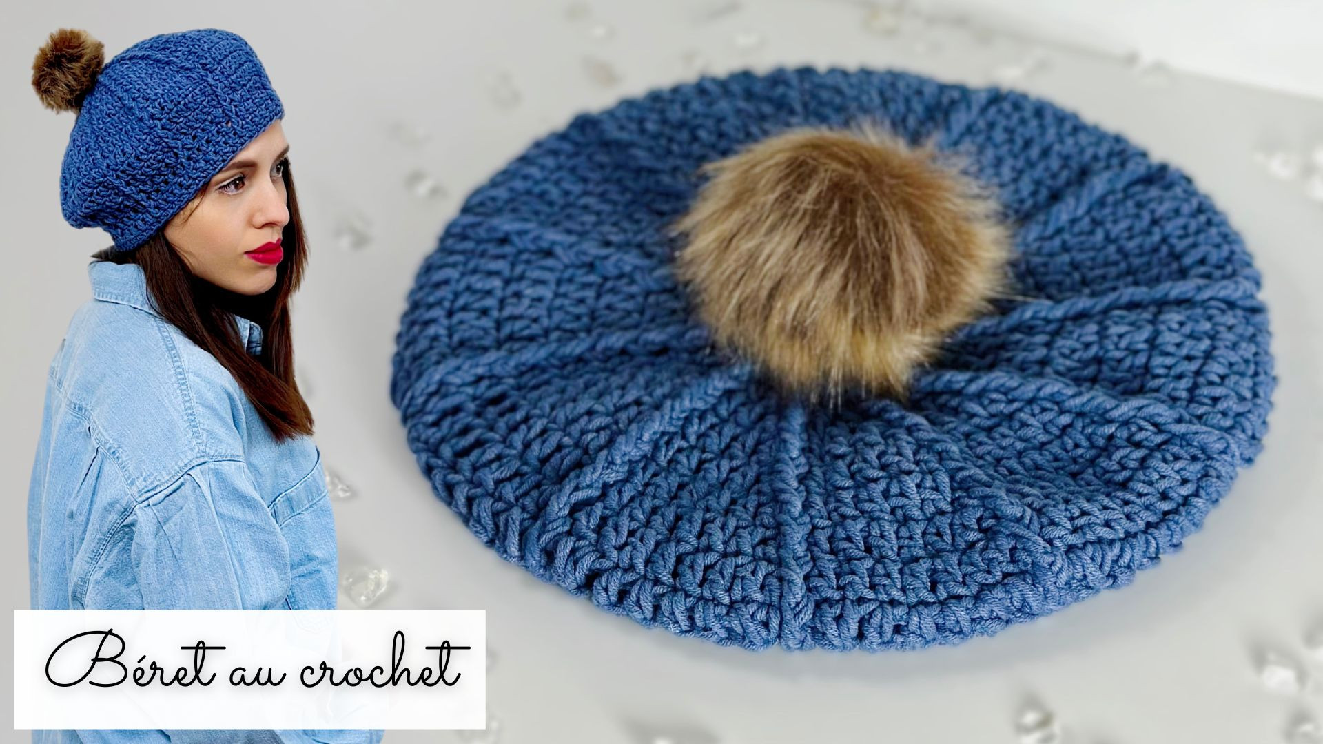 Béret au crochet PDF patron Dream | Le crochet de Plume