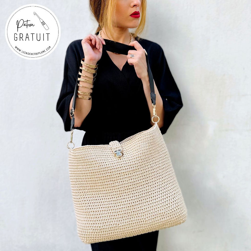 Tuto crochet facile : Comment faire un sac cabas au crochet