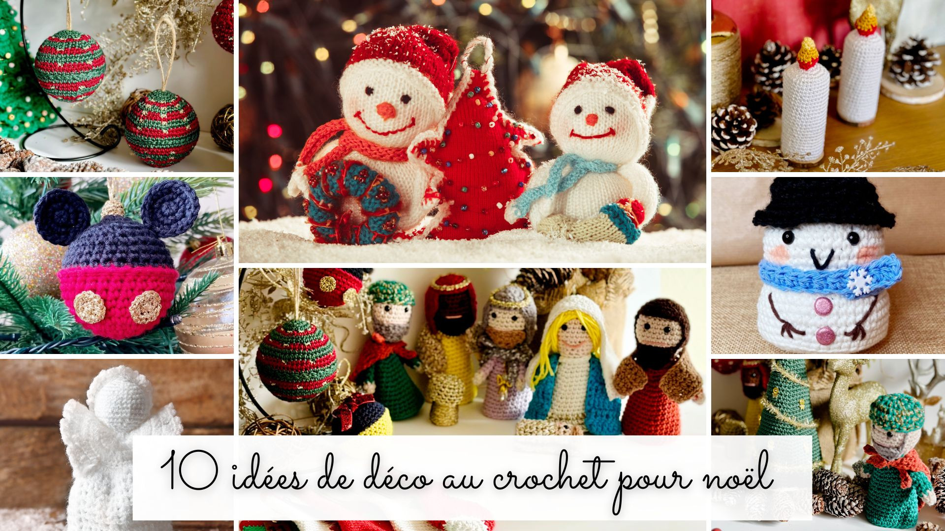 10 idées de déco au crochet pour noël