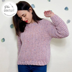 Tuto Pull au Crochet | PDF Gratuit à Télécharger - Le Crochet de Plume