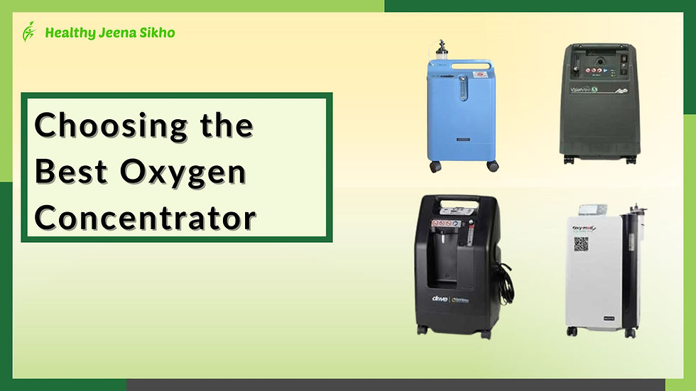 Tips On Choosing The Best Oxygen Concentrator For Home Use