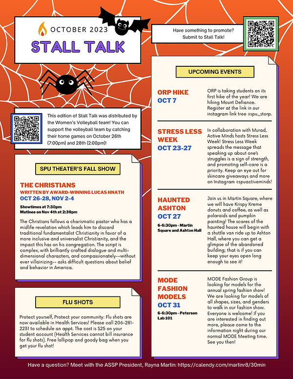 Stall Talk | Spuassp