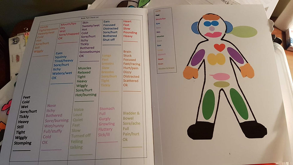 Body check charts | Anna Vander Haeghe O