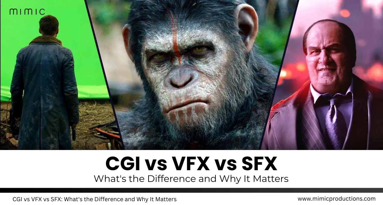 CGI vs VFX vs SFX: What's the Difference and Why It Matters