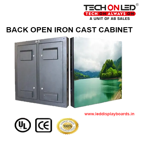 Back-Open P10 Iron Empty Cabinets for Outdoor Displays - 960x960mm ...