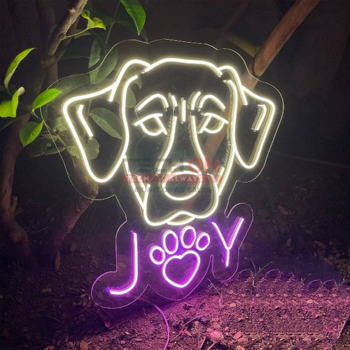 Dog Face | LED Neon Sign | Techon Led India