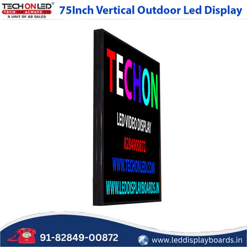 75Inch Vertical Outdoor Led Display P4 Advertising Video Wall | Techon ...