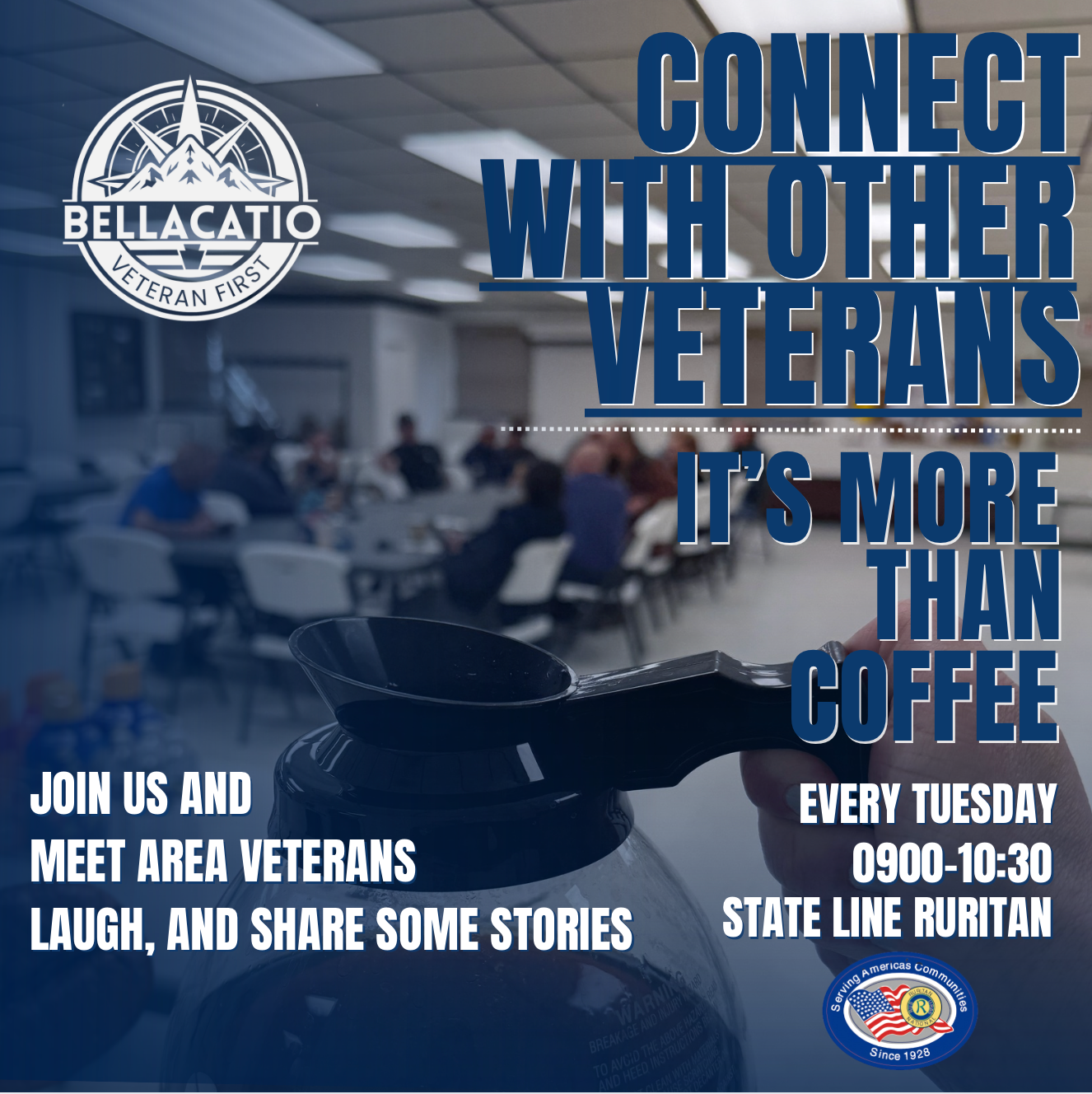 Veterans Cafe: Veterans ONLY... No dependants. | Bellacatio