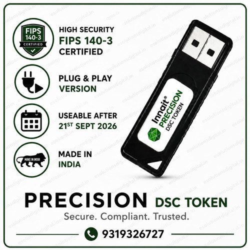 Precision Innait Key DSC Token Price - FIPS 140-3 Certified | e-Solutions
