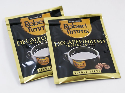Robert Timms Granulated Decaffeinated Coffee - Sachets 500 | pcscleaning