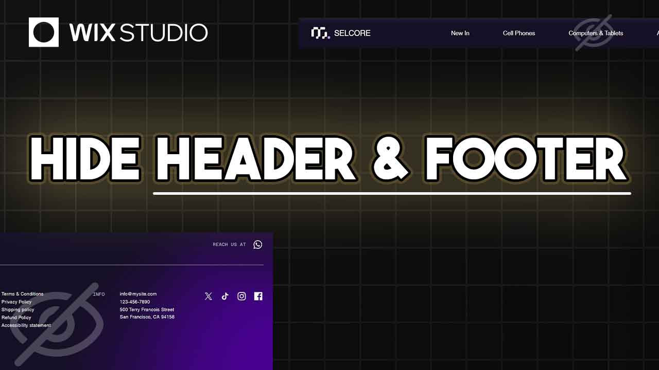 Easily Hide Headers & Footers in Wix Studio (Step-by-Step Guide) | Wix ...