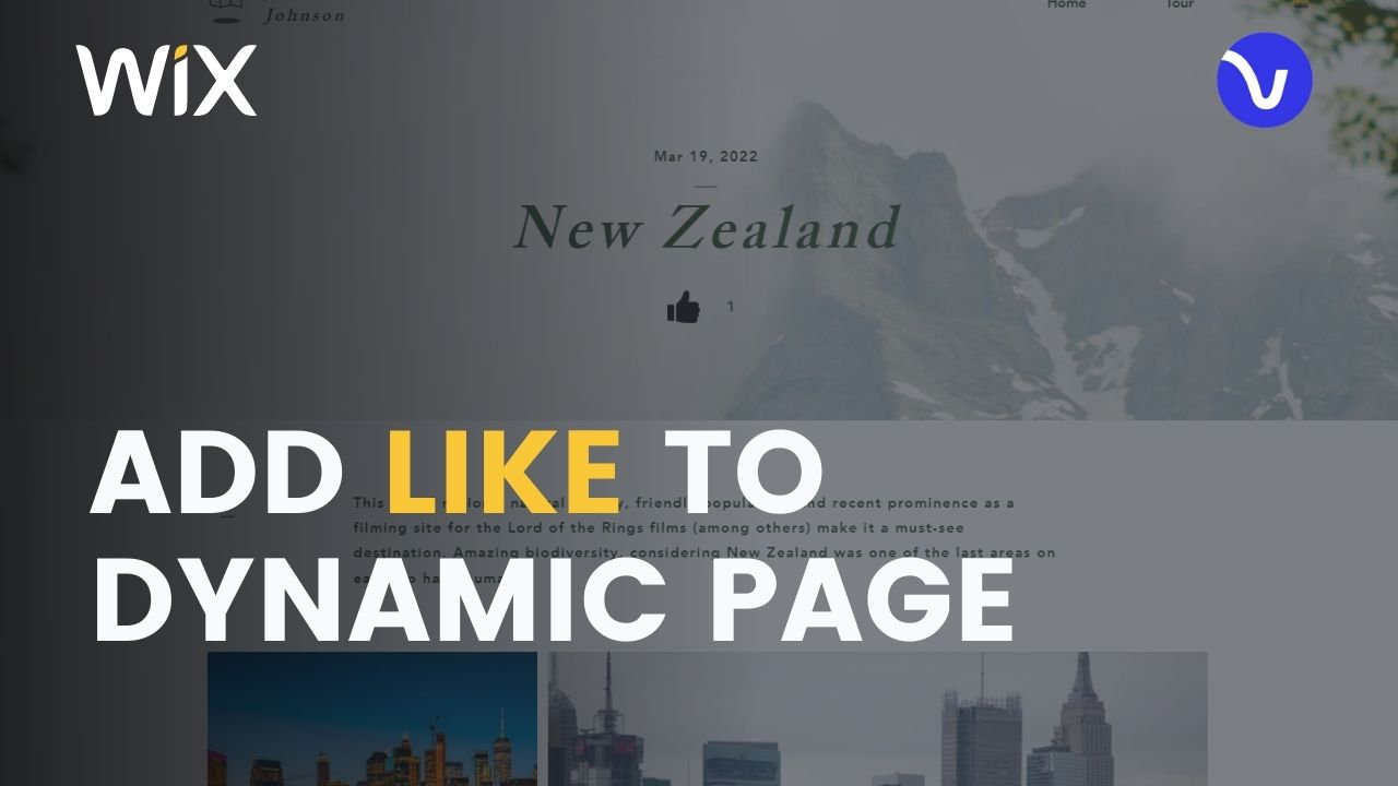 Add Like to WIX Dynamic Page | Wix Ideas