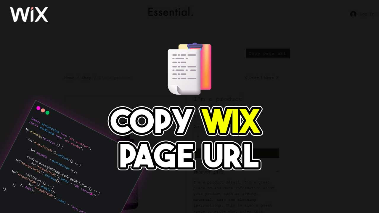 Copy Wix Page URL to Clipboard | Wix Ideas