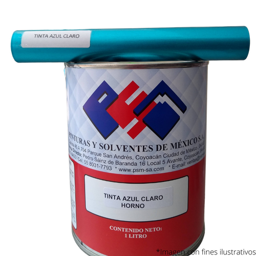 Tinta azul claro | Pinturas y Solventes